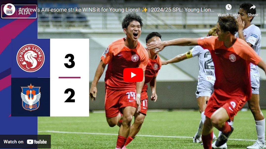 2024/25 SPL: Young Lions vs Albirex Niigata (S) - 【シンガポールサッカー情報サイト】 Red ...